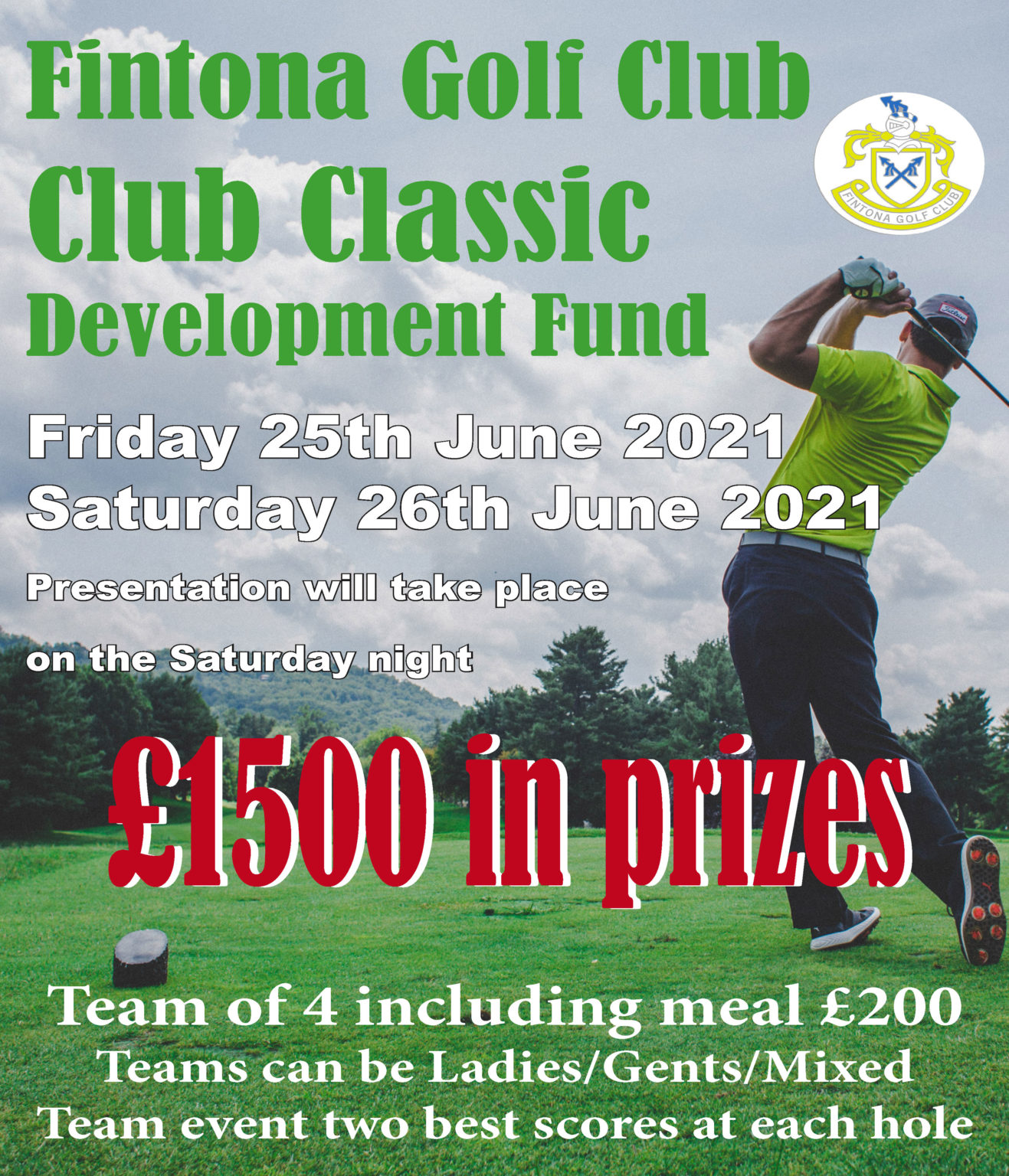Fintona Golf Club Classic – Fundraiser Competition